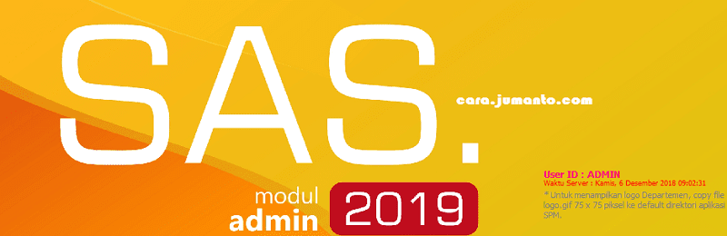 Download Installer Update Aplikasi SAS 2019 Lengkap Versi Terbaru 1907